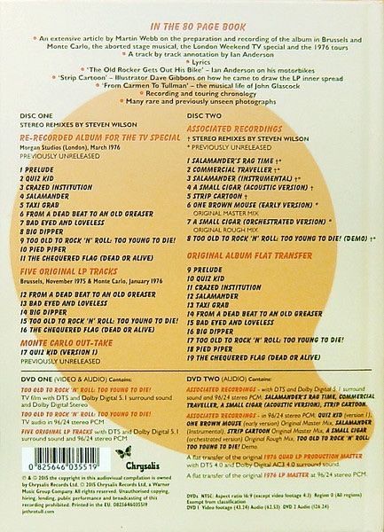🎸 JETHRO TULL - TOO OLD .. - TV SET - RARE ! 🎸 (Neu (gemäss ...