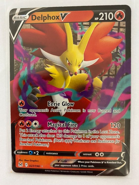 Pokemon Delphox V 027/196 Lost Origin EN | Kaufen auf Ricardo
