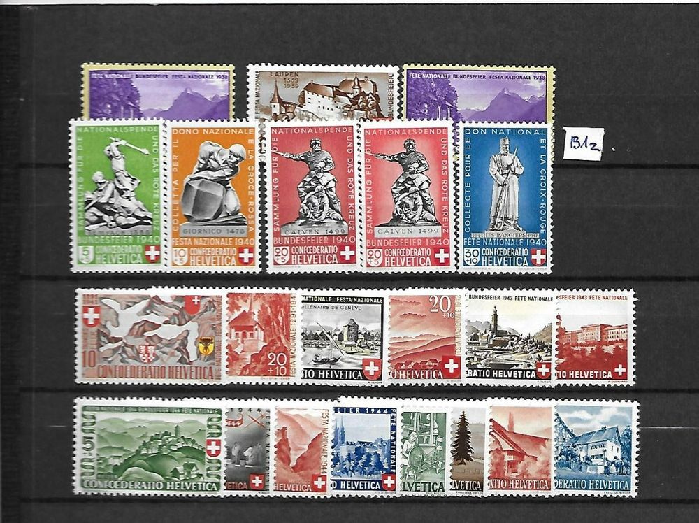 PP ** 1938 - 1945 inkl B1z Kat: CHF 101.- | Kaufen auf Ricardo