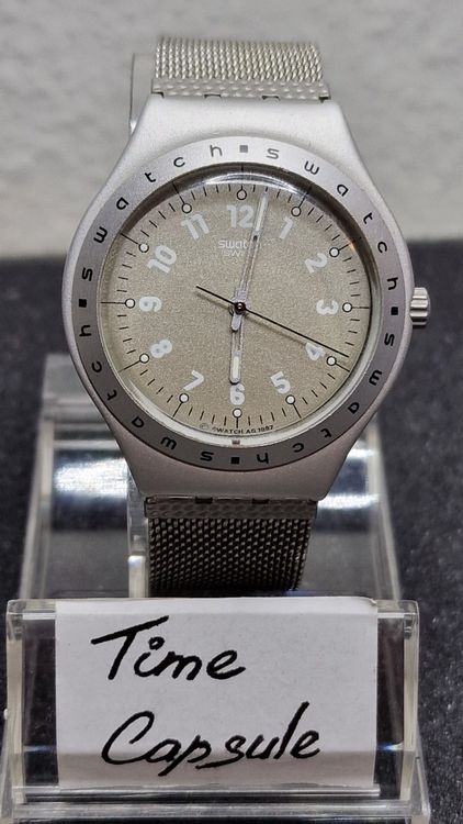 Swatch Irony Big (YGS1006M) SABBIA Milanese 37,4mm (Gebraucht) in Bülach für CHF 21 – mit ...