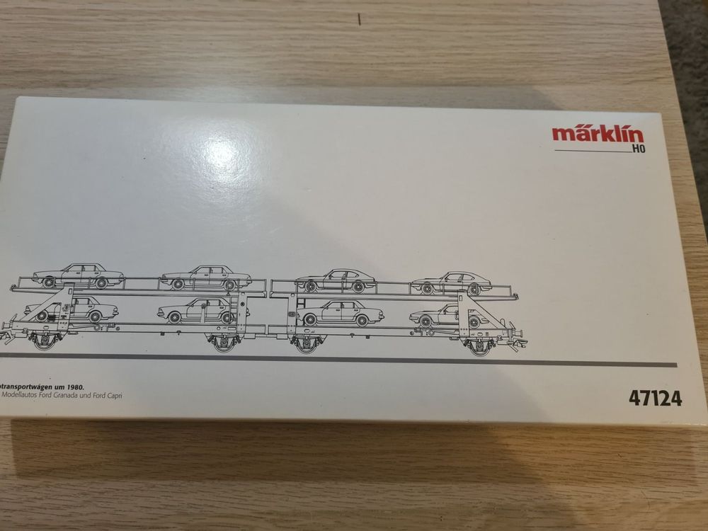 Märklin 47124 Autotransportwagen DB H0 OVP NEU (Neu und ...