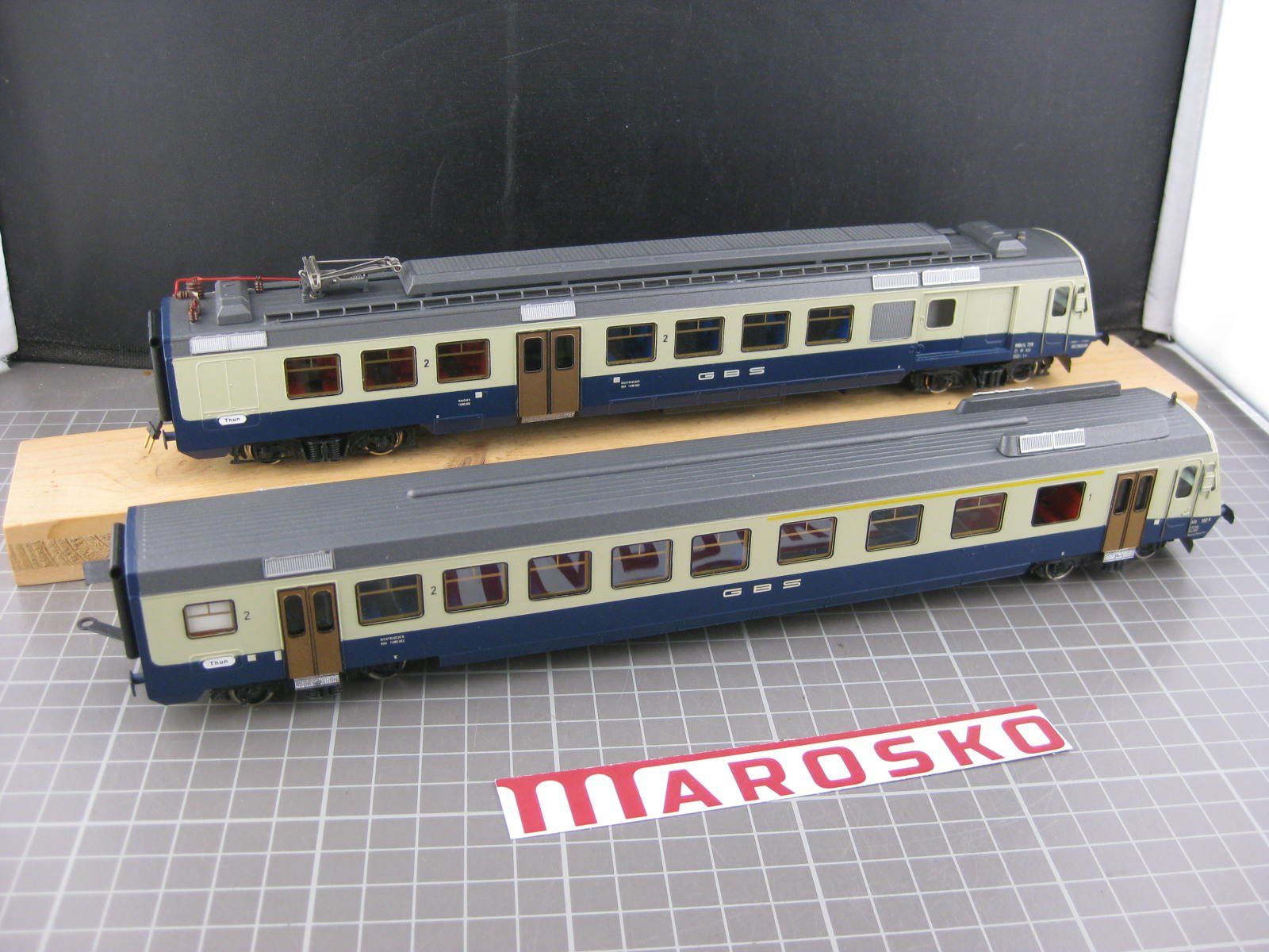 SMF GBS NPZ RBDe 4/4 725 mit ABt 982, mit OVP, Drei Fenster (Gebraucht ...