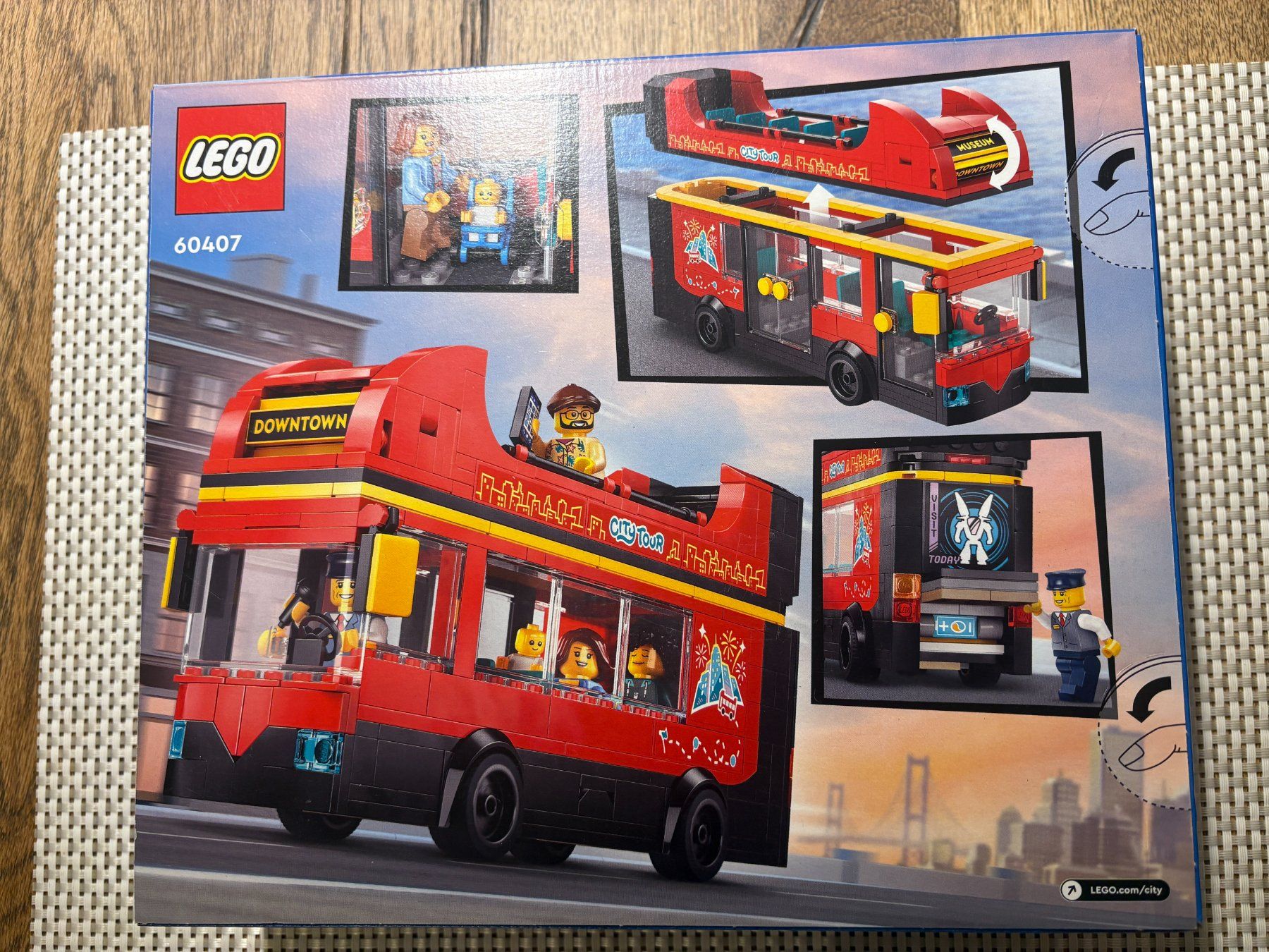 Lego City 60407 Double-Decker Sightseeing Bus Neu ungeöffnet (Neu und ...