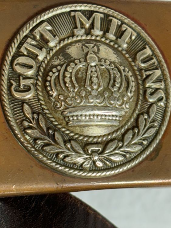 Gürtelschnalle Koppel Gürtel "Gott mit uns" 1.Weltkrieg (Gebraucht) in ...