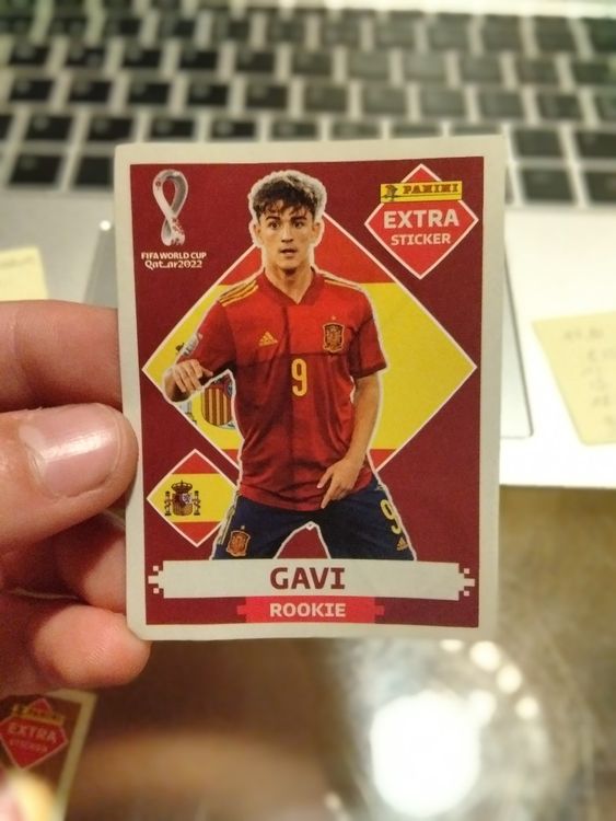 Gavi Spanien extra Sticker panini 2022 günstig | Kaufen auf Ricardo