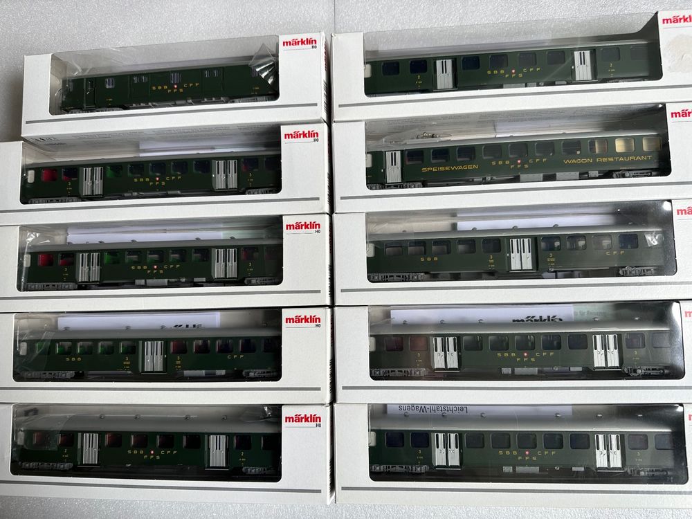 Märklin 10 Leichststahlwagen SBB H0 Wechselstrom NEU (Neu und originalverpackt) in Biel/Bienne ...