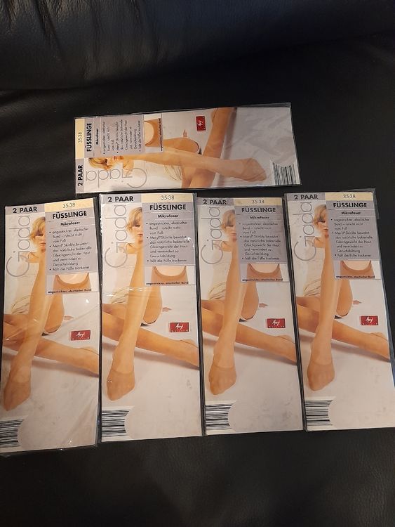 Cado Füsslinge Gr.35-38, 5er Pack, Microfaser, Neu! (Neu und originalverpackt) in Winterthur für ...