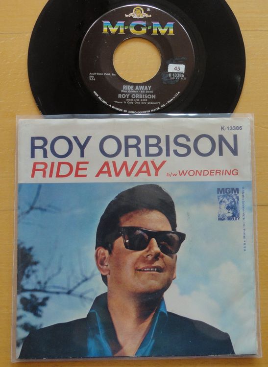 SI ROY ORBISON ride away MGM USA 1965 Rock'n'Roll (Gebraucht) in ...