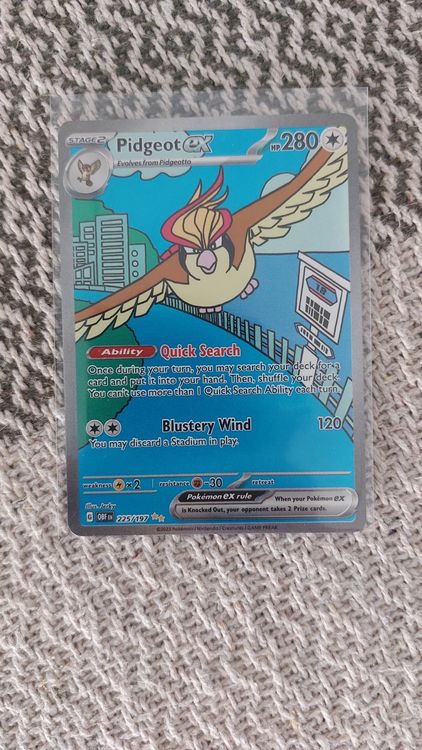 Pidgeot ex alt art SIR Obsidian Flames (Neu (gemäss Beschreibung)) in ...