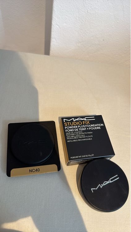 2x MAC Studio Fix Powder NC40 - Neuwertig (Gebraucht) in Würenlos für ...