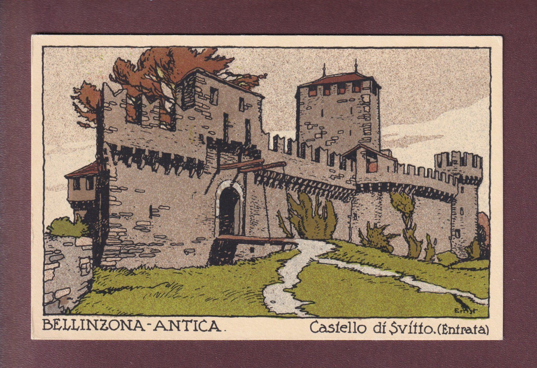 BELLINZONA antica - Castello di Svitto - Entrata (D'occasion) à Pully ...