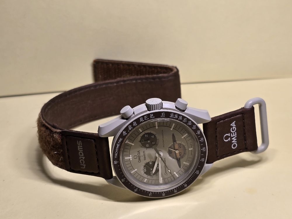 Omega swatch Mission to Saturne, Chrono Quartz 🪐⌚ (D'occasion) à Grand ...