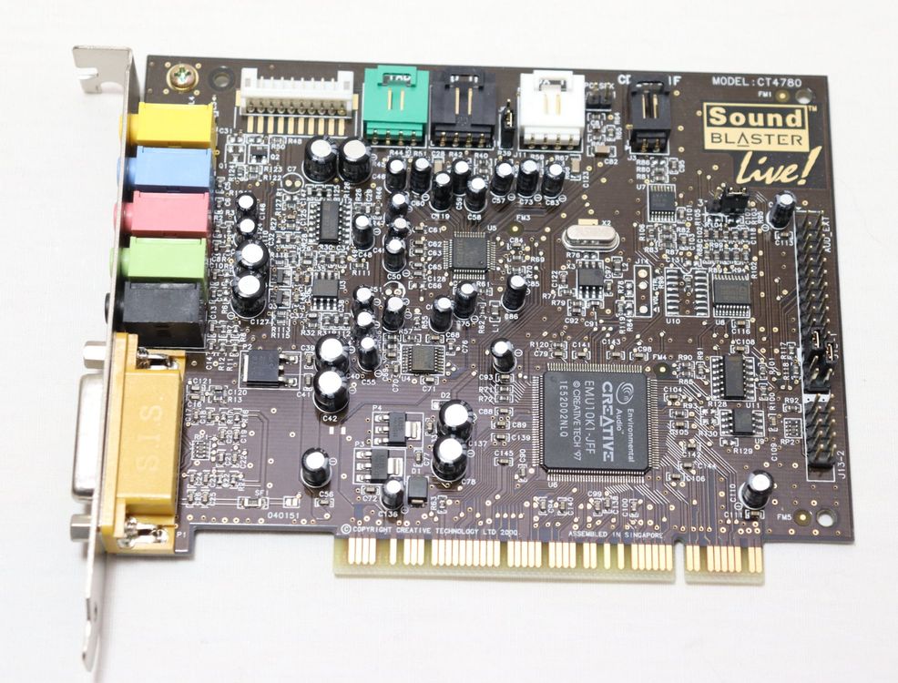 Creative SoundBlaster Live! CT4780 PCI mit Gameport (Gebraucht) in ...