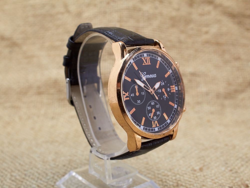 Herren Uhr, Geneva, 42 mm | Kaufen auf Ricardo