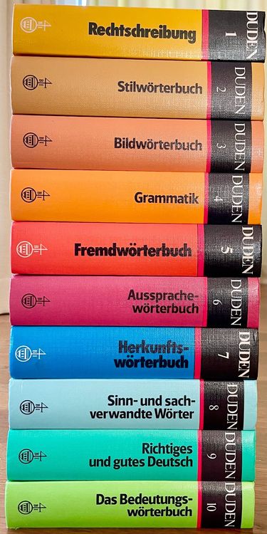 10 Volumes Duden German Dictionary Set 📚🇩🇪 (Gebraucht) in Rotkreuz für ...