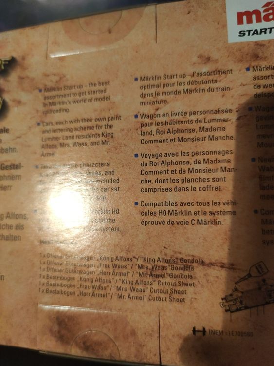 Märklin 44817 Jim Knopf "Nepomuk, Frau Mahlzahn und .." (Neu und ...