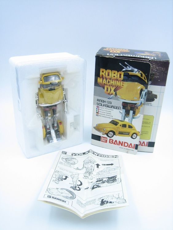 ROBO MACHINE Bandai Transformers VW KÄFER 1983 RAR (Neu (gemäss ...