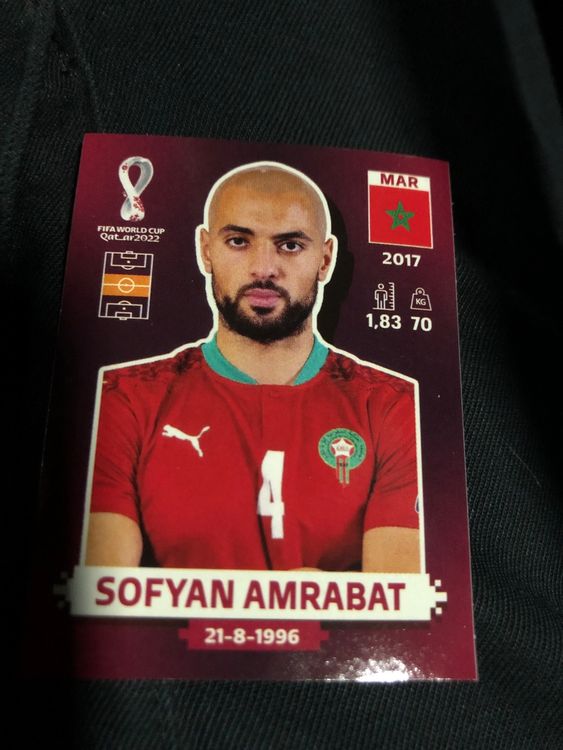 WM 2022 Qatar Sofyan Amrabat, MAR 11 | Kaufen auf Ricardo