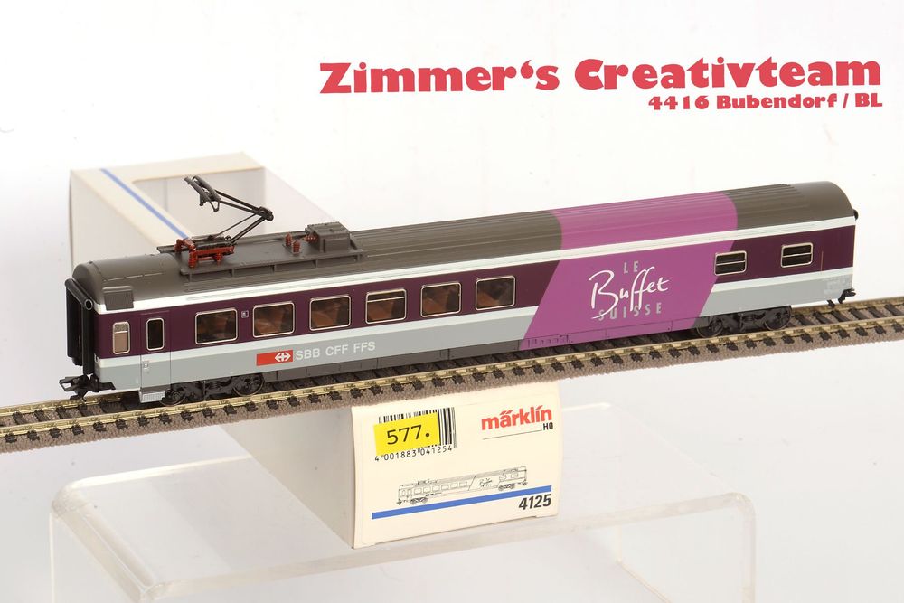 Märklin Speisewagen «le Buffet Suisse» H0, WS, OVP (Gebraucht) in Bubendorf für CHF 22.95 – mit ...