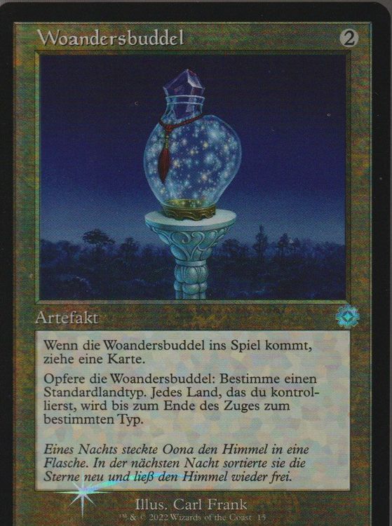 Magic The Gathering MTG Retro Frame Artifact 15 FOIL Woander (Neu ...