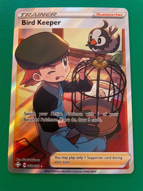 Pokemon Trainer Fullart Top Bird Keeper (Gebraucht) in Lommiswil für ...