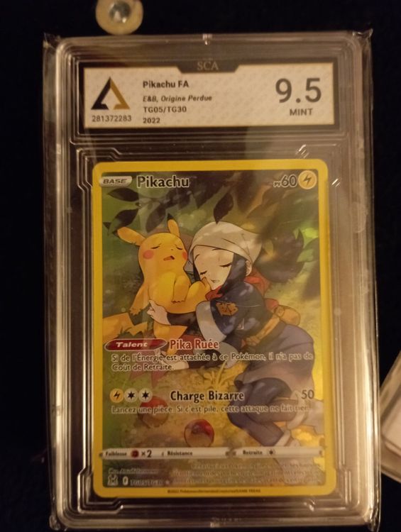 Pikachu TG05/30 francais Lost origins SCA 9.5 no PSA/bgs | Kaufen auf ...