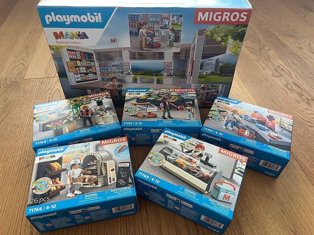 Migros Mania Playmobil, komplettes Set (Gebraucht) in Walchwil für CHF ...