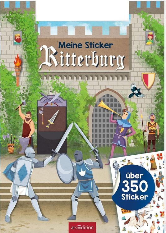 Meine Sticker-Ritterburg - Stickerheft (> 300 St.), ab 4 NEU | Kaufen ...