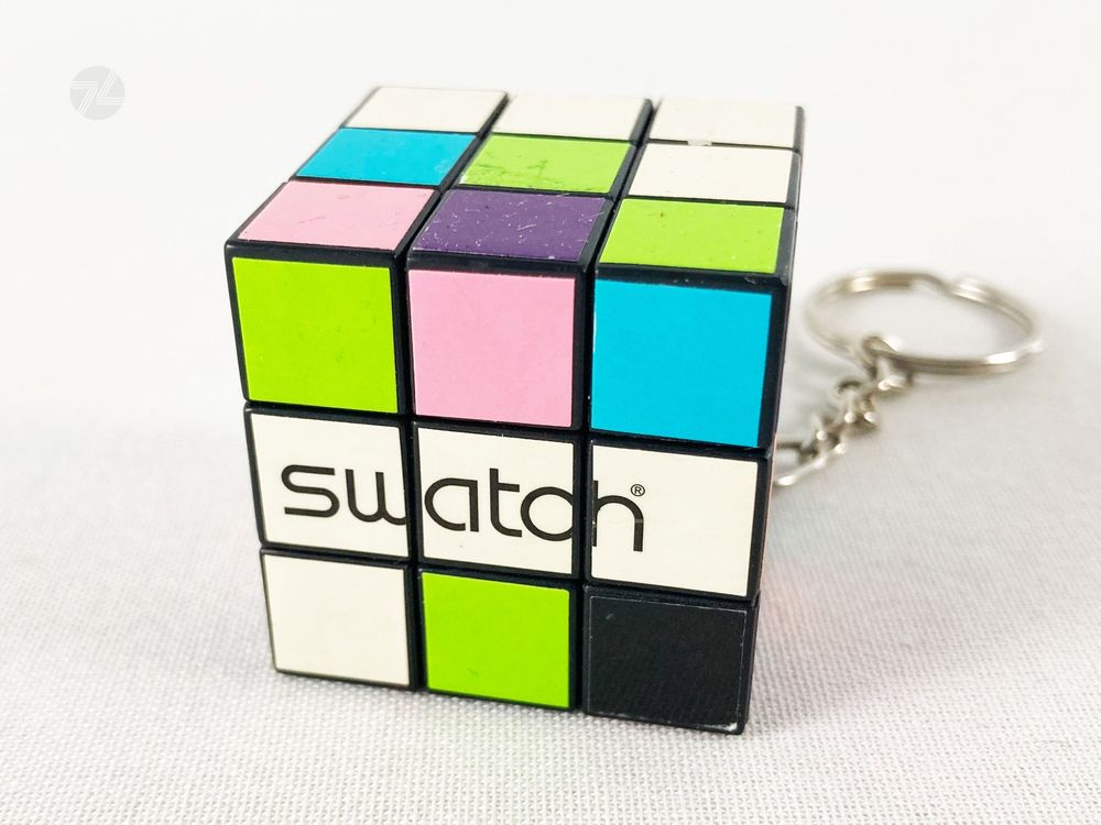 Swatch Rubiks Cube Zauberwürfel Werbeartikel Vintage Toys (Gebraucht ...