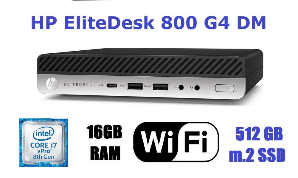HP EliteDesk 800 G4 Mini PC/Core i7-8700/16GB RAM/512GB SSD | Kaufen ...