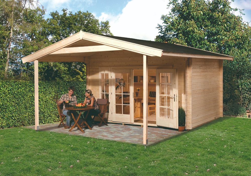 Luxus Gartenhaus Gebraucht Ausstellungsstück Bild
