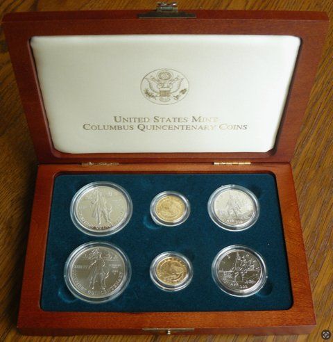 1992 - 500 Jahre Christoph Columbus - Rarer Set mit 6 Münzen (Gebraucht ...