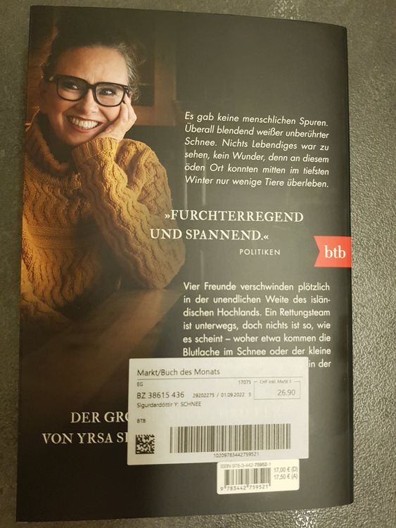 SCHNEE / YRSA Sigurdardottir /Thriller Bestseller 2023 | Kaufen auf Ricardo SCHNEE / YRSA Sigurdardottir /Thriller Bestseller 2023 | Kaufen auf Ricardo