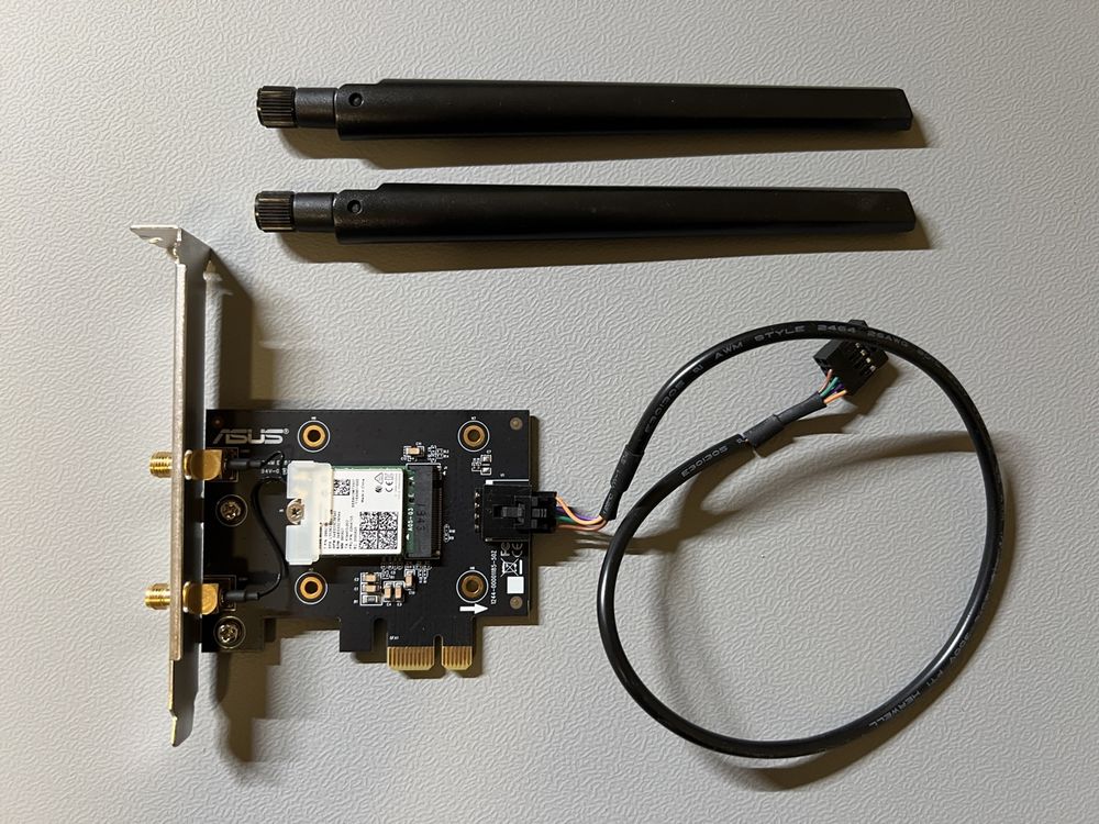 Asus Intel PCIe Adapter Karte AX200 Wifi 6, Bluetooth 5.1 (Gebraucht ...