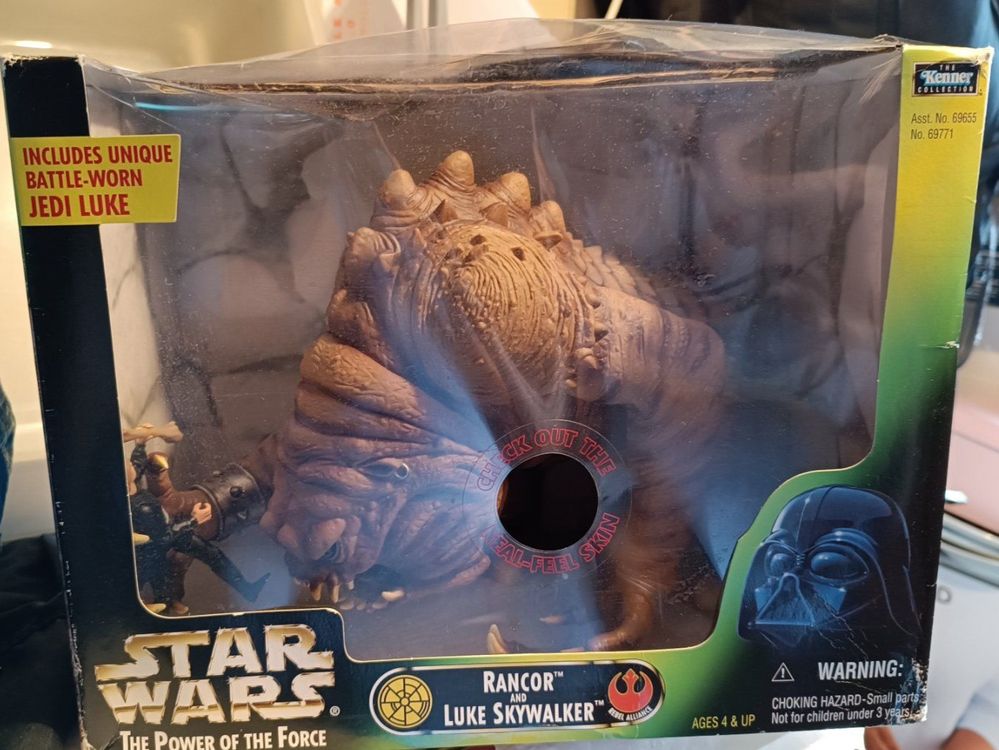 Figurine Star Wars Kenner, Rancor et Luke Skywalker (Neuf avec ...