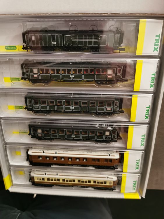 Komplettes Wagenset Städteexpress, Minitrix 15800, neuw. OVP (Neu ...