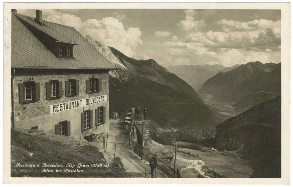 Restaurant Belvedere, Alp Grüm 1933 (Gebraucht) in Zürich für CHF 1 ...