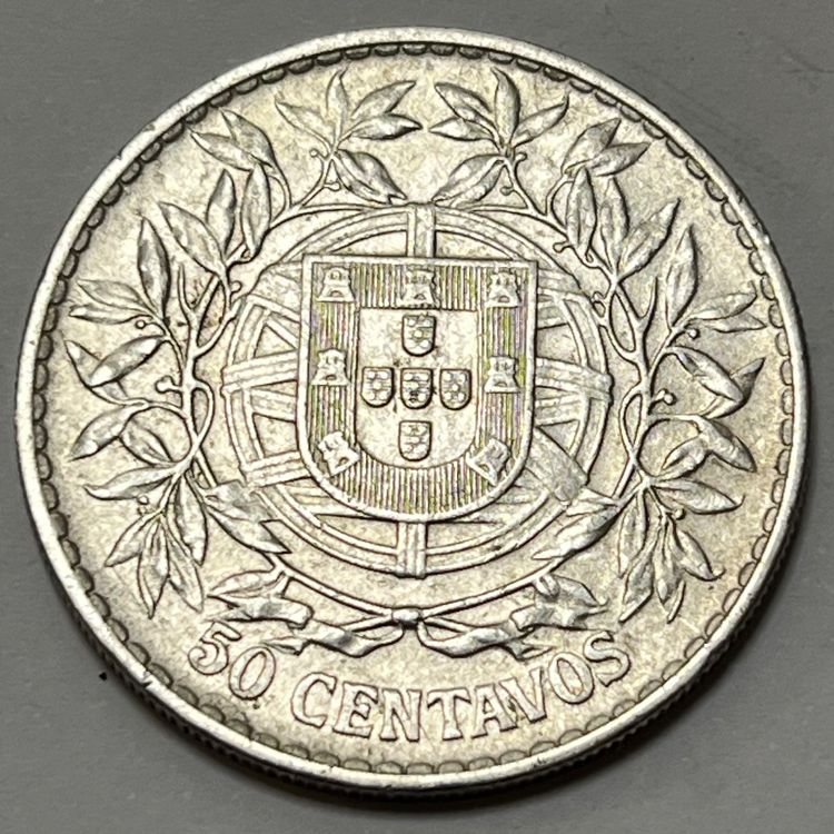 50 Centavos - Erste Republik - Portugal - 1916 (Silber .835) (Gebraucht) in Dietikon für CHF 19 ...