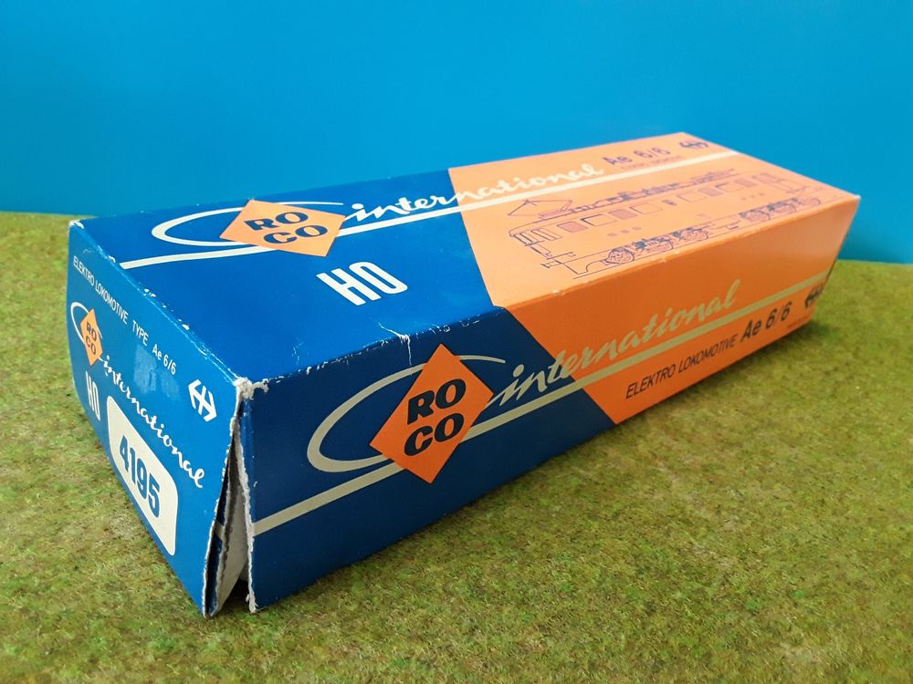 Roco 4195 Verpackung _ SBB Lokomotive Ae 6/6 _ Spur H0 (Gebraucht) in ...