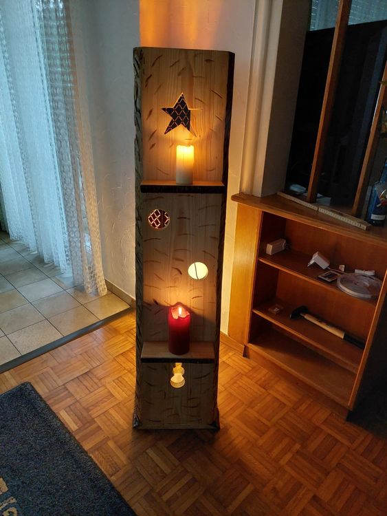 Weihnacht Deko mit Tablar (Tanne) Handarbeit 125 cm | Kaufen auf Ricardo