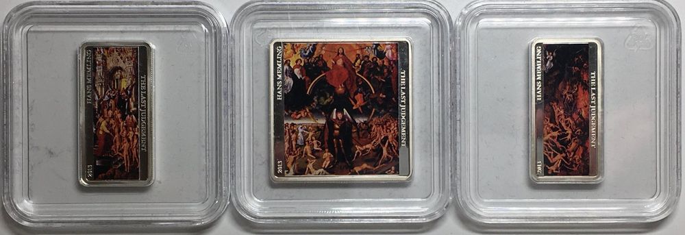Triptychon des Weltgerichts von Hans Memling, Silber Farbe (Neu (gemäss Beschreibung)) in Riehen ...
