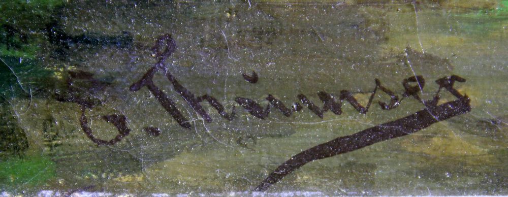 Ölgemälde auf Leinen von G. Thumser. | Kaufen auf Ricardo