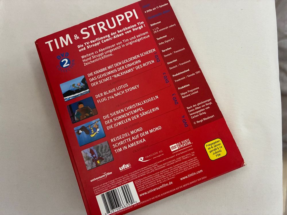 Tim & Struppi DVD Collection 2 mit 11 Abenteuer- neuwertig (Gebraucht ...