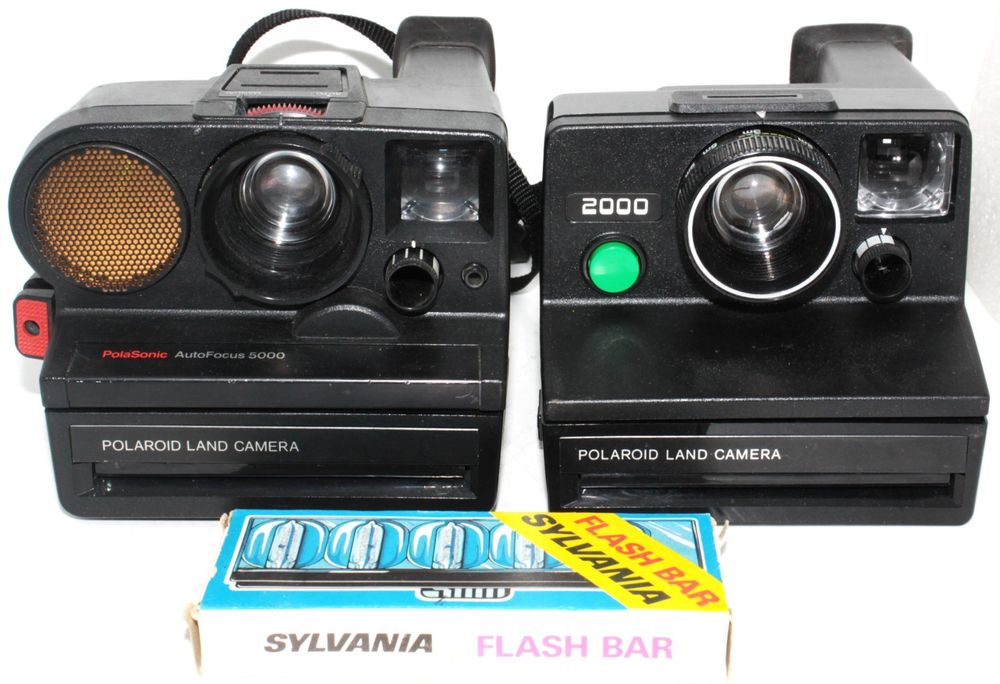2x POLAROID POLASONIC AUTOFOCUS 5000 + 2000 + Blitzwürfeli | Kaufen auf Ricardo