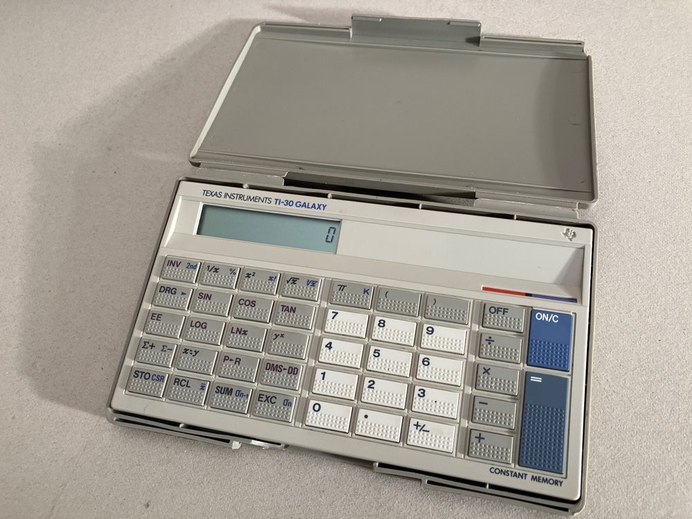 Texas Instrument Taschenrechner TI 30 Galaxy 1980 Japan | Kaufen auf ...