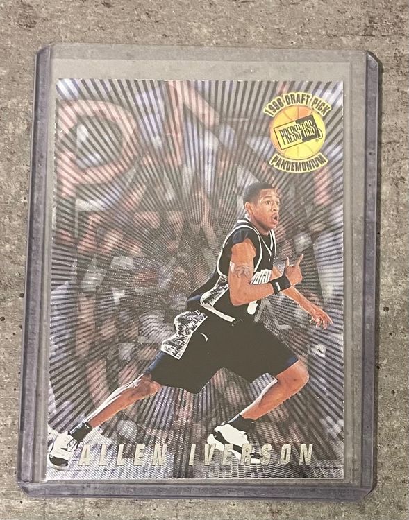 NBA Allen iverson presspass Pandemonium Rookie Card (Neu (gemäss ...