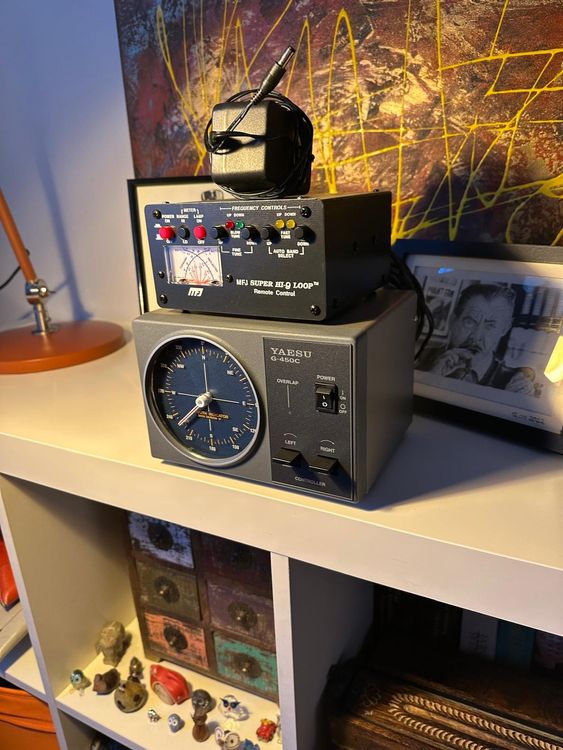 MFJ-1788X Magnetic Loop Antenna (7-21 MHz) und YAESU G450C (Neu (gemäss ...