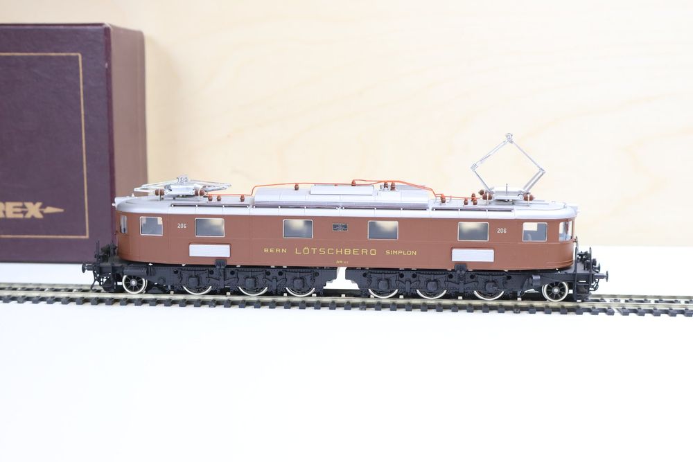 Fulgurex BLS Ae 6/8 grosse E-Lok - Top Messing Modell H0 DC (Gebraucht ...