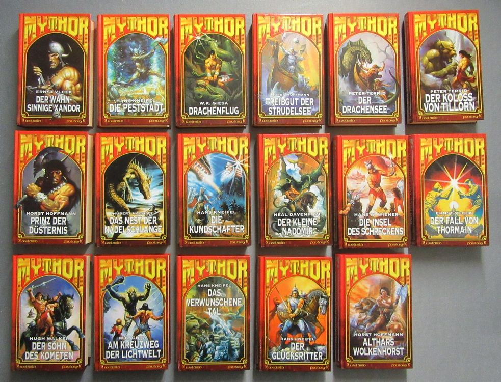 17 Mythor Romane - Deutsche Fantasy-Serie - Band 1-17 (Gebraucht) in ...