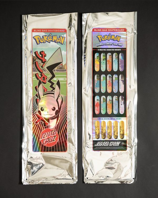 SANTA CRUZ POKÉMON BLIND BAG SKATEBOARD DECK (Neu und originalverpackt ...
